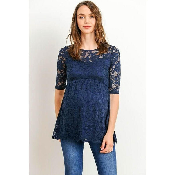 Lace Maternity Top - ON SALE